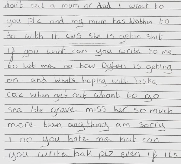 Handwriting of a murderer – The Cambridge School of Graphology